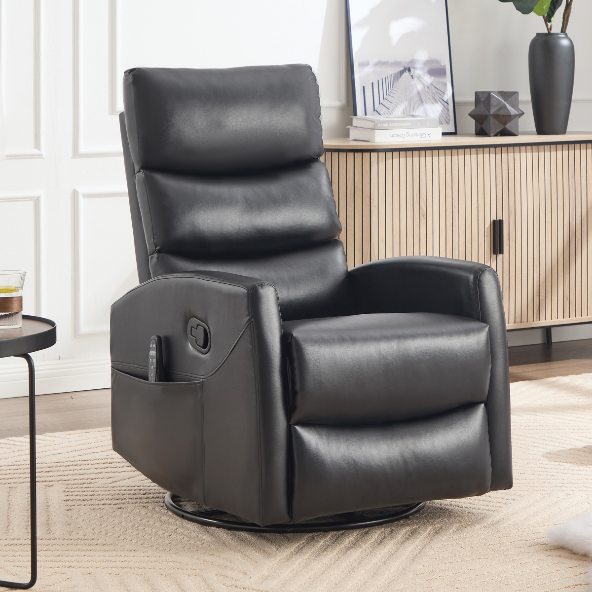 Click here for Clihome Manual Recliner Chair Heat Massage with Ro... prices