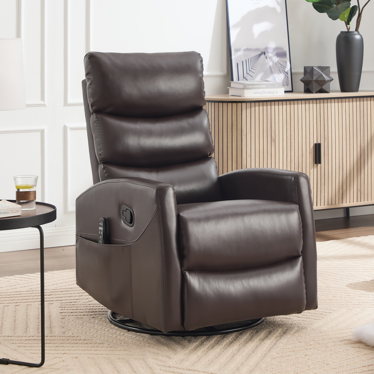 Click here for Clihome Manual Recliner Chair Heat Massage with Ro... prices