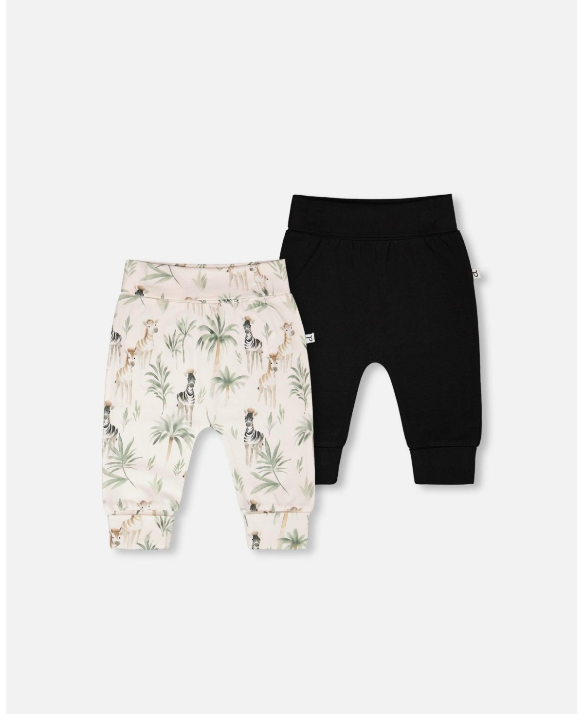 Click here for Baby Boy 2 Pack Cotton Jersey Evolutive Pants Beig... prices