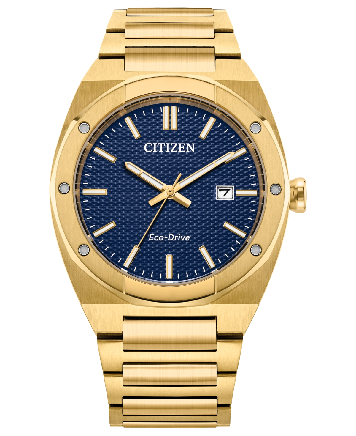 Click here for Citizen Mens Sport Luxury Integrated Gold-Tone Sta... prices
