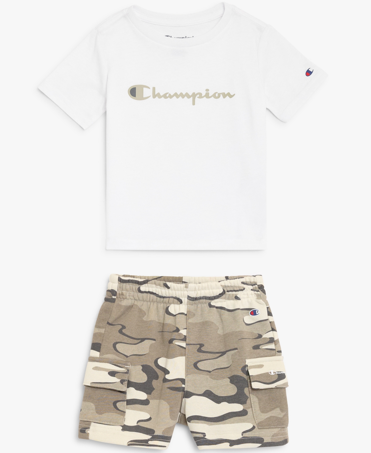 Click here for Champion Baby Boys Tee and Cargo Short Set - Brigh... prices