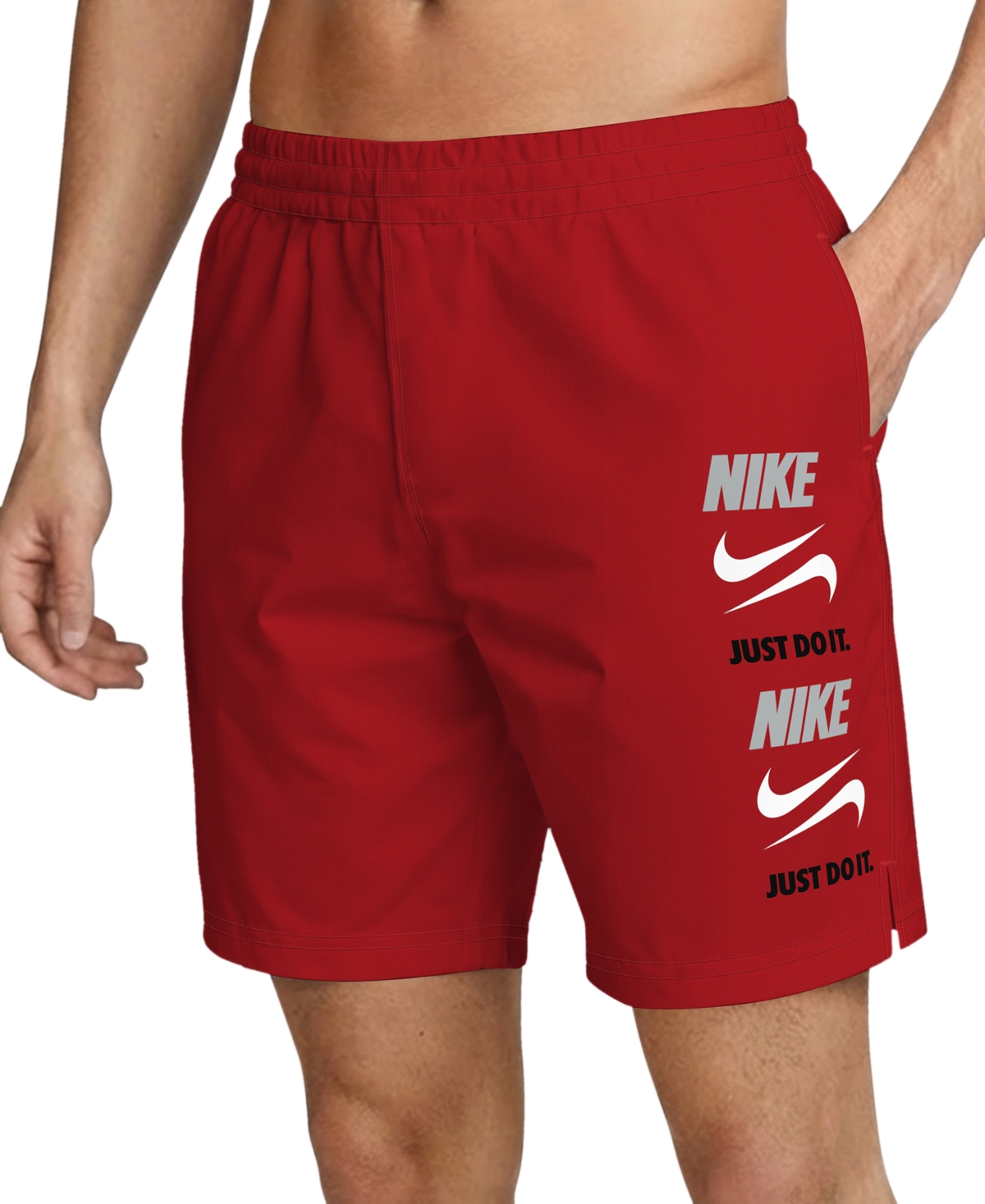 Click here for Nike Mens 7 Breaker Stacked Volley Swim Shorts - U... prices
