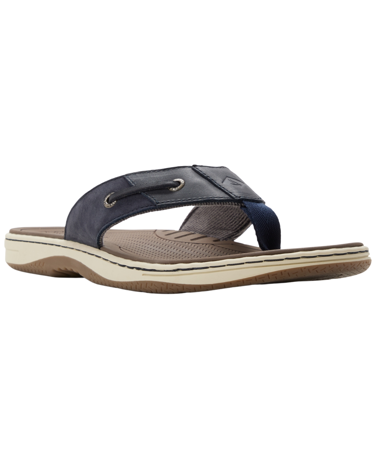Click here for Sperry Mens Baitfish Thong Sandal - Blue prices