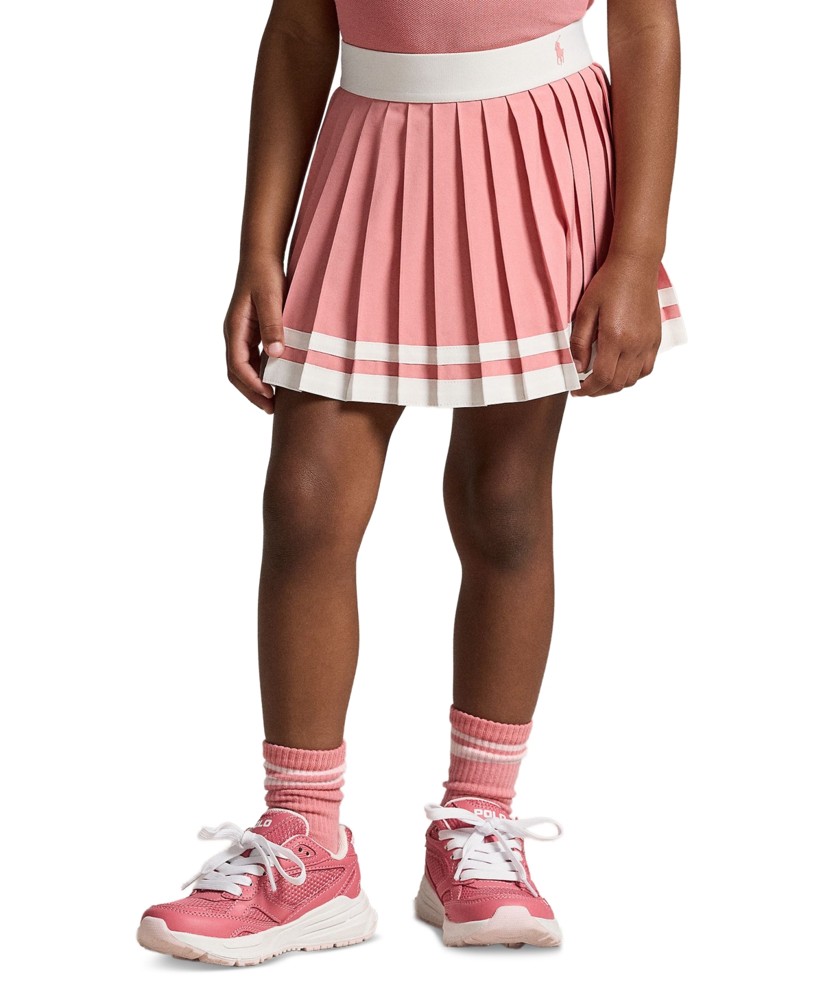 Click here for Polo Ralph Lauren Girls 2T-6X Striped Pleated Skor... prices