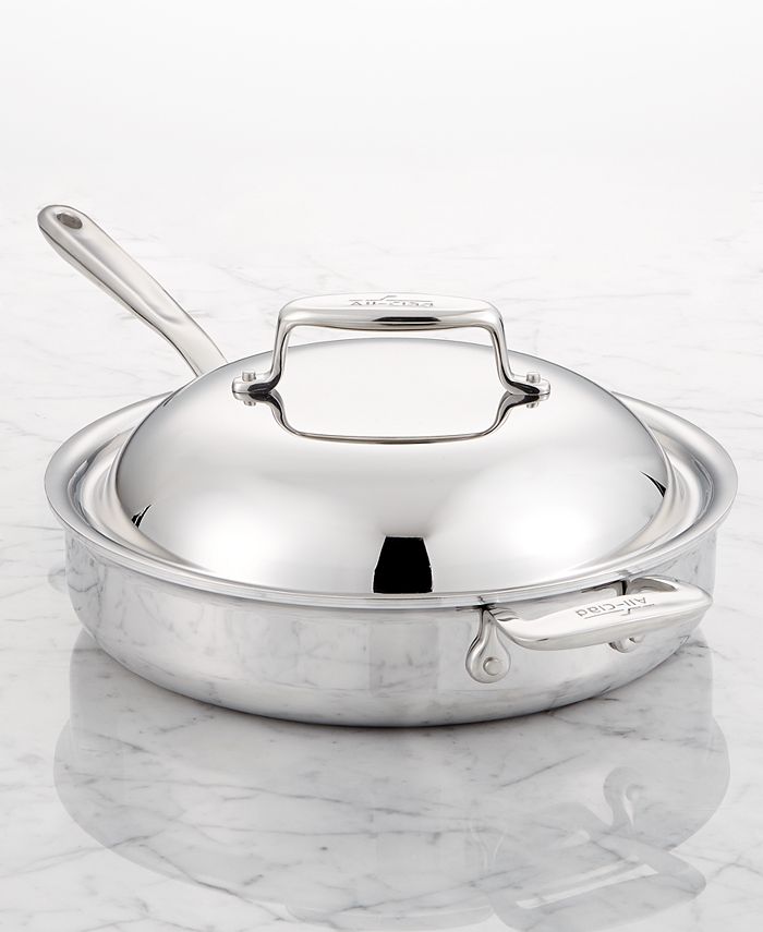 All-Clad d7 3-Qt. Skillet with Domed Lid - Macy's