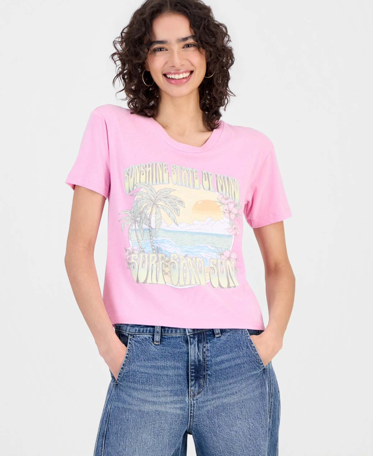 Click here for Rebellious One Juniors Sunshine State Graphic-Prin... prices