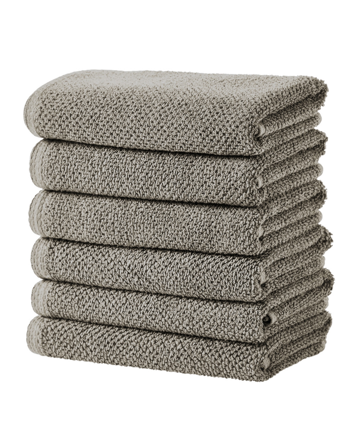 Click here for Linery & Co. Cotton Textured 6-Piece Hand Towel Se... prices