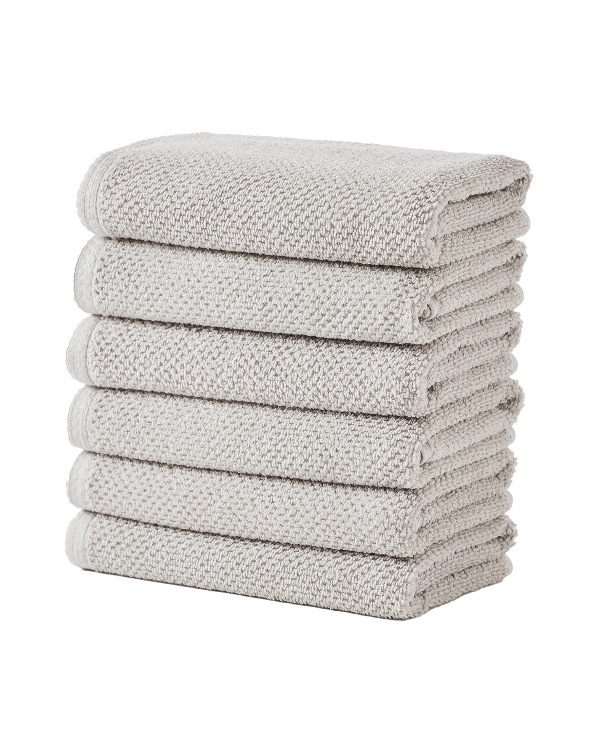 Click here for Linery & Co. Cotton Textured 6-Piece Hand Towel Se... prices
