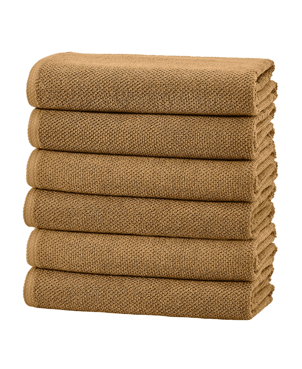 Click here for Linery & Co. Cotton Textured 6-Piece Hand Towel Se... prices