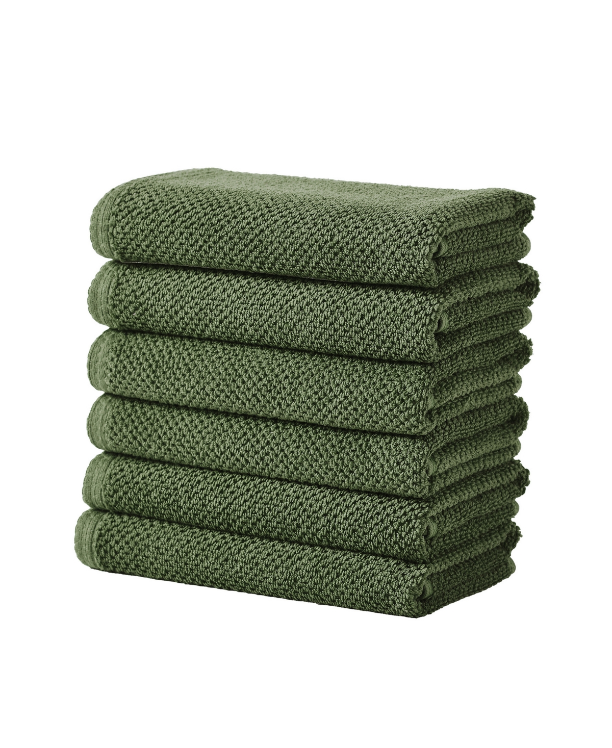 Click here for Linery & Co. Cotton Textured 6-Piece Hand Towel Se... prices