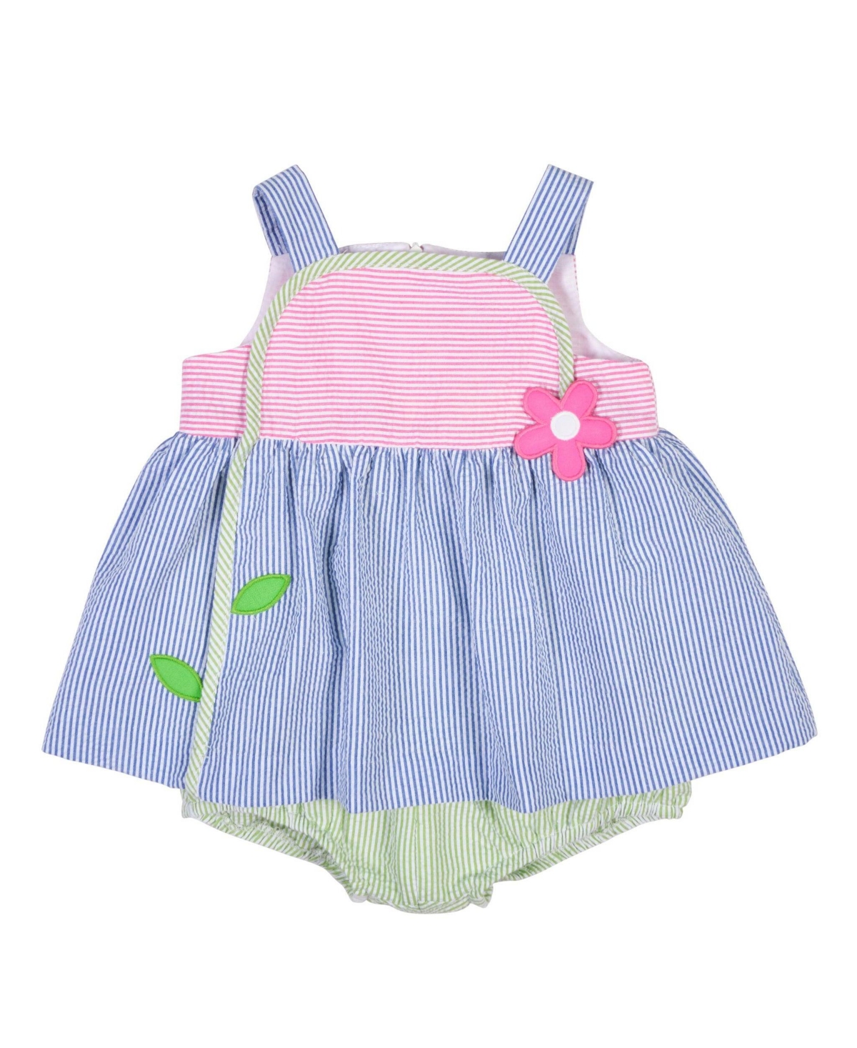 Click here for Florence Eiseman Baby Girl Seersucker Romper With... prices