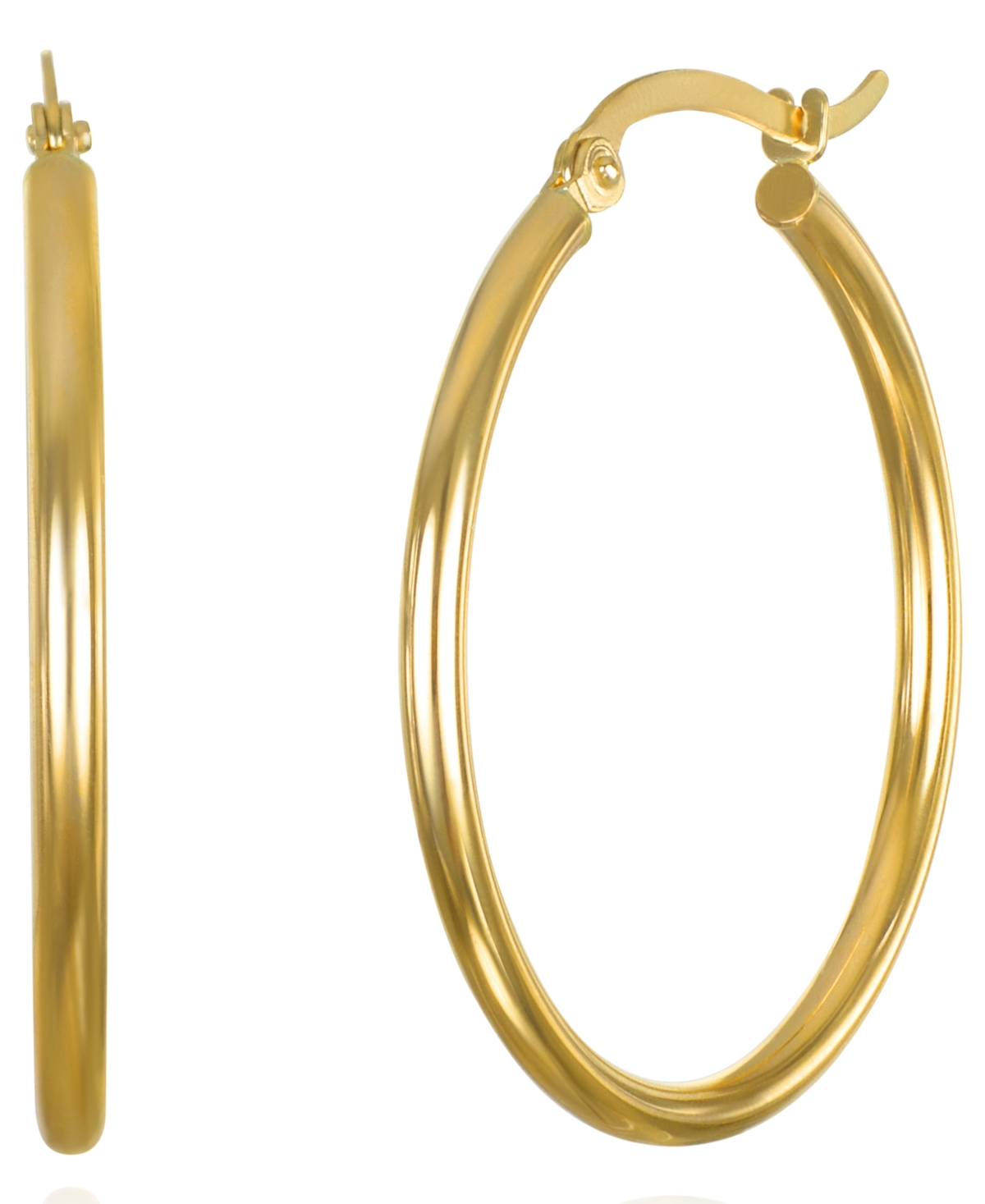 Click here for Macys Hoop Earrings in 10k Yellow Gold - Yellow Go... prices
