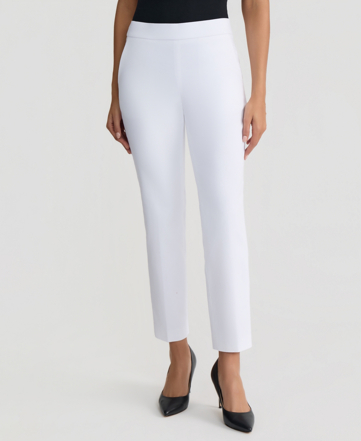 Click here for Kasper Womens Stretch Twill Cropped Pull-On Pants... prices