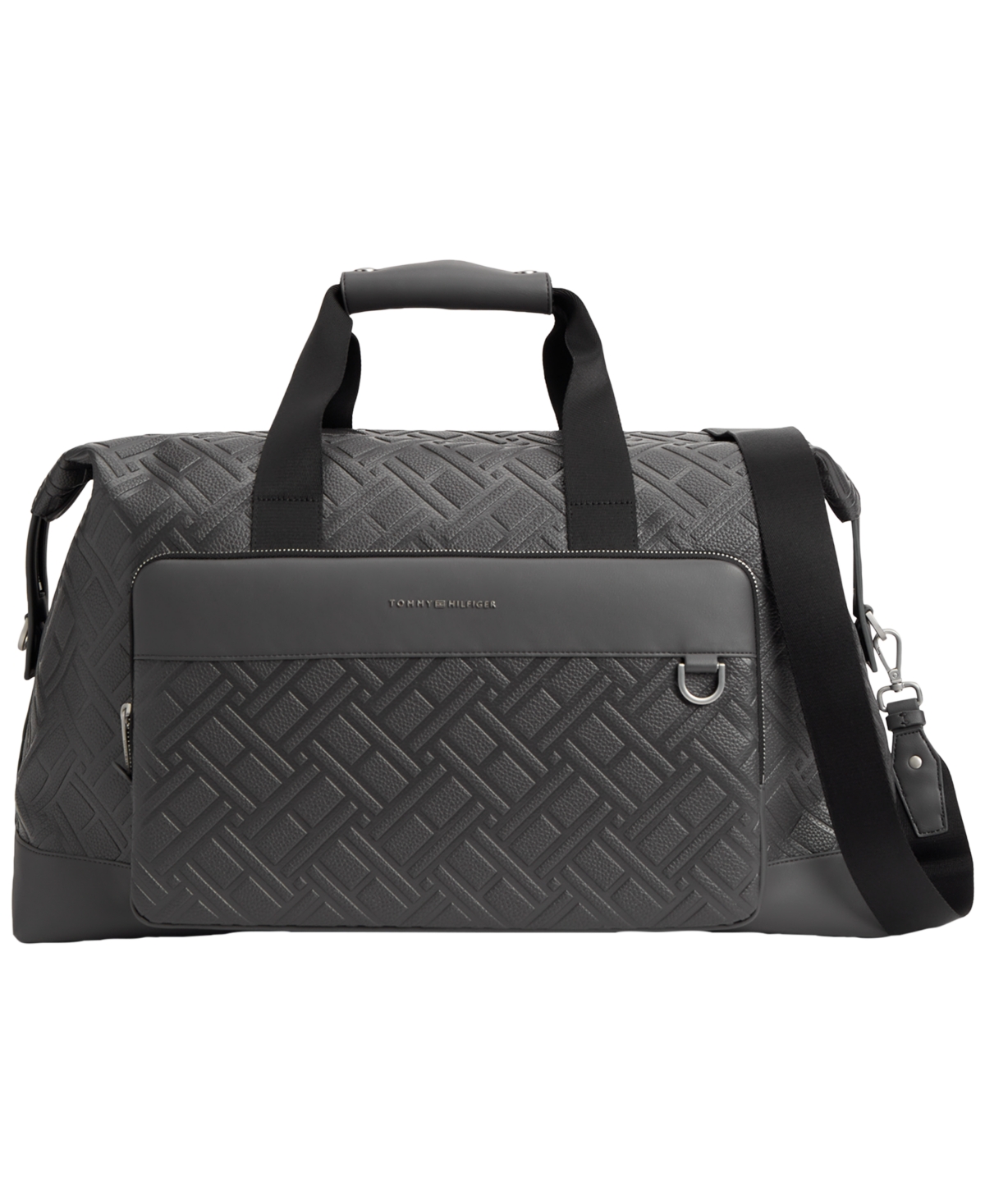 Click here for Tommy Hilfiger Mens Flag Duffle Bag - Dark Gray prices