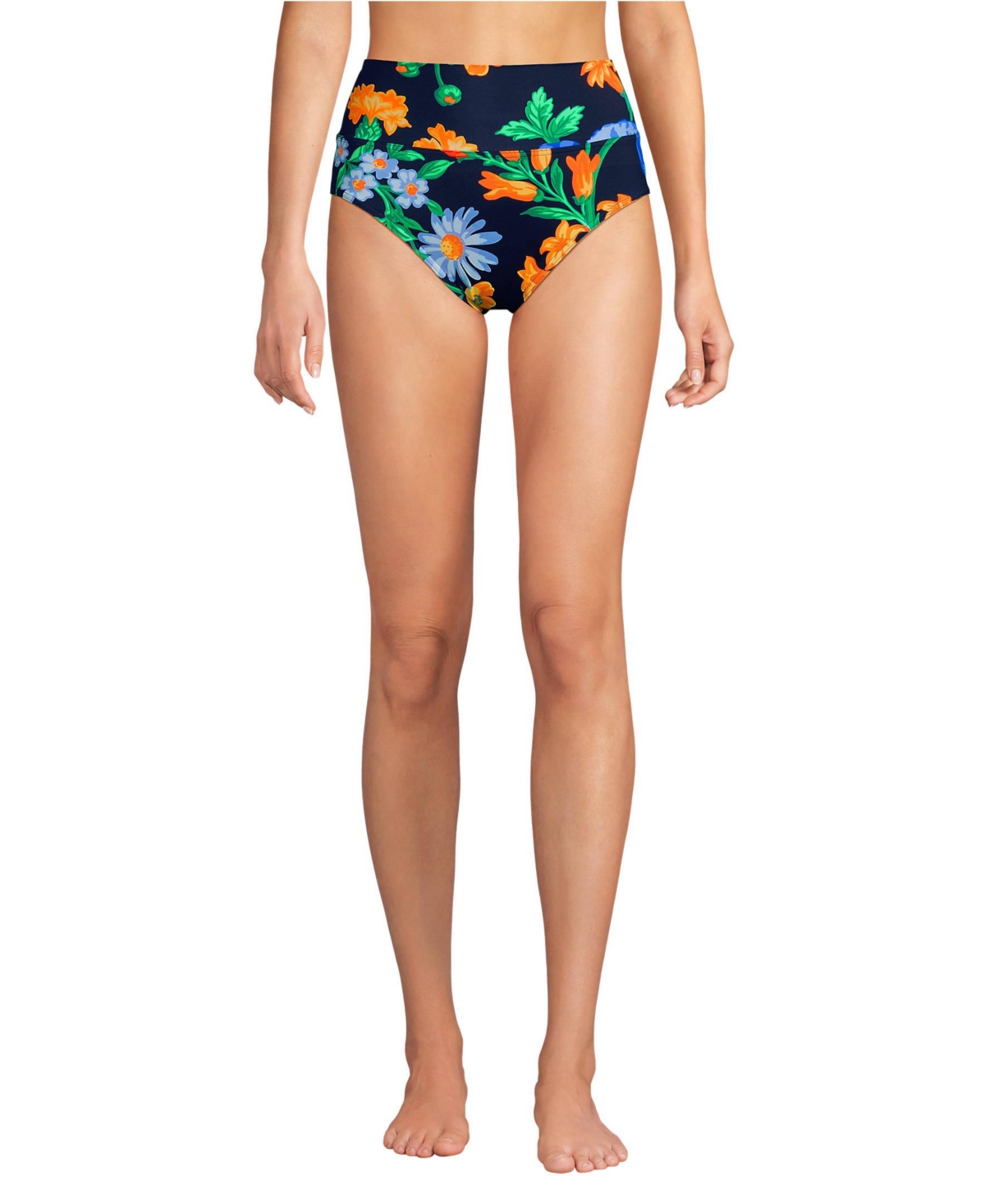 Click here for Lands End Womens Pinchless High Waisted Bikini Bot... prices