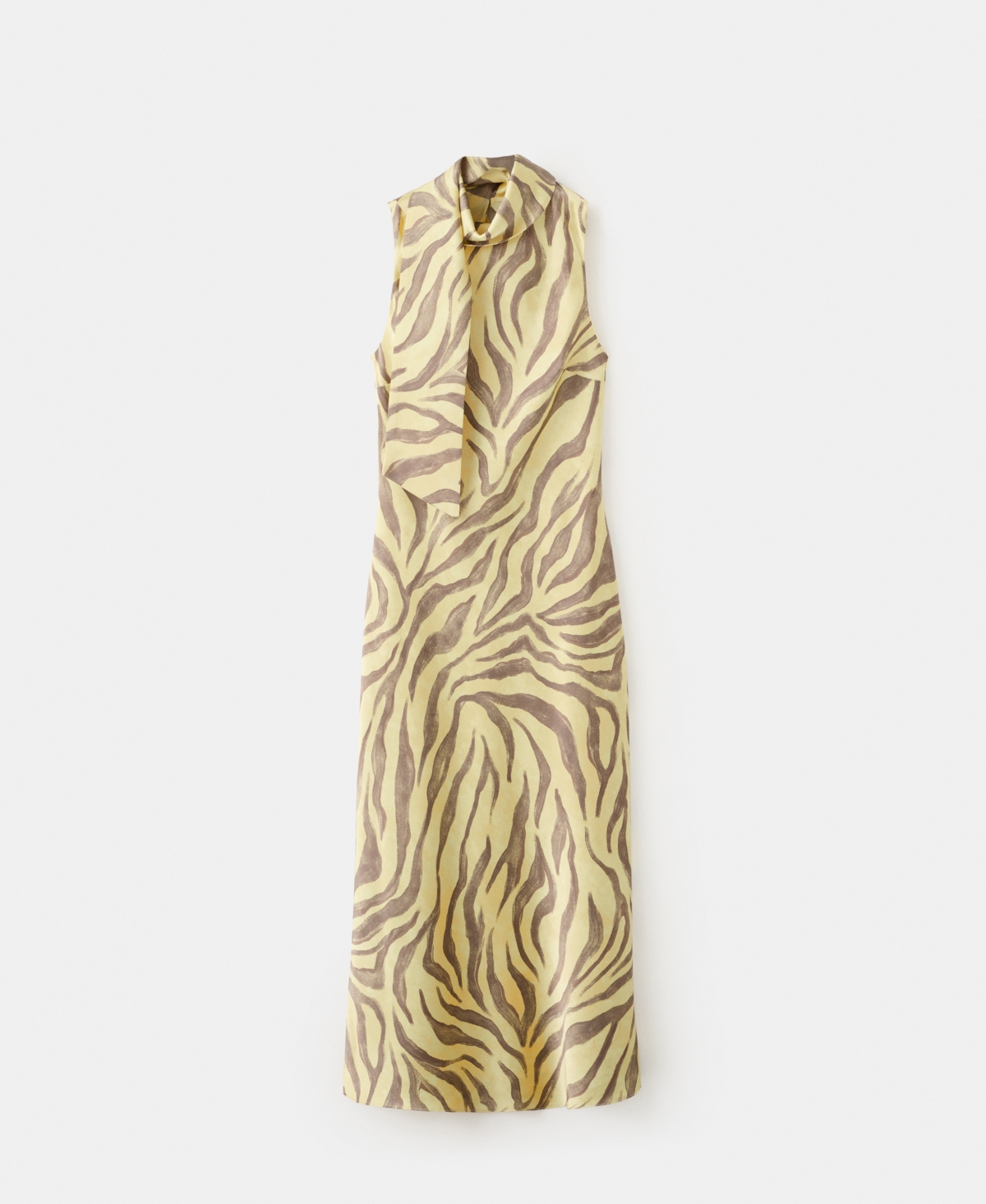 Click here for Mango Womens Foulard Printed Dress - Yellow prices