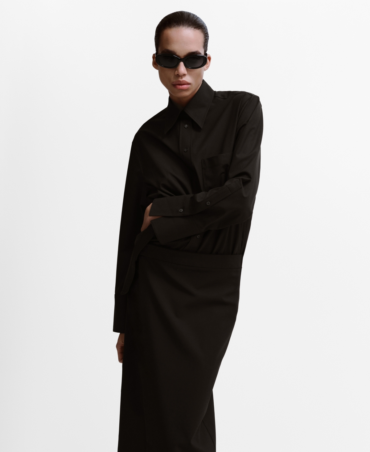 Click here for Mango Womens Slit Wrap Skirts - Chocolate prices