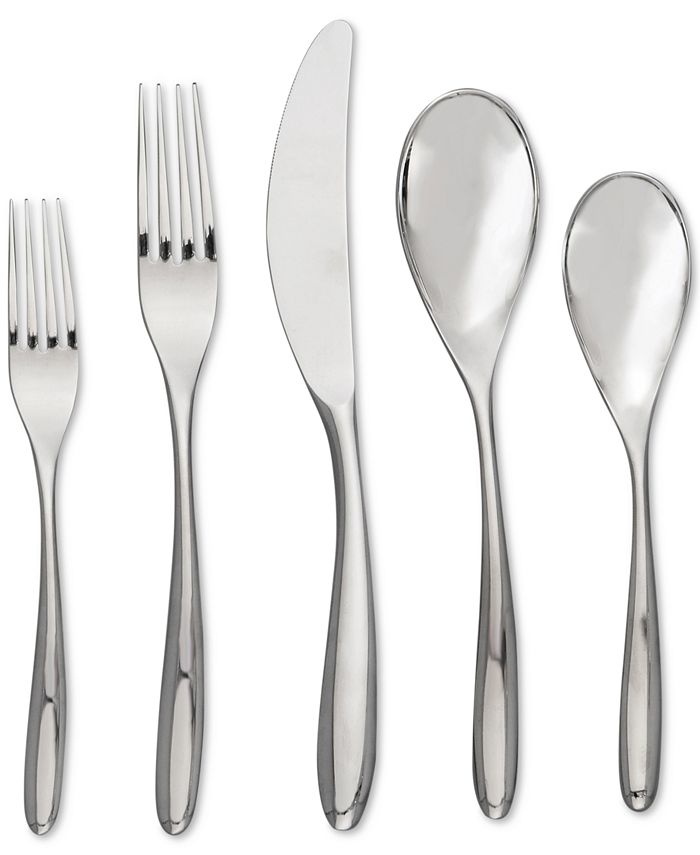 Nambé 45-Pc. Bend Flatware Set, Service for 8 - Macy's