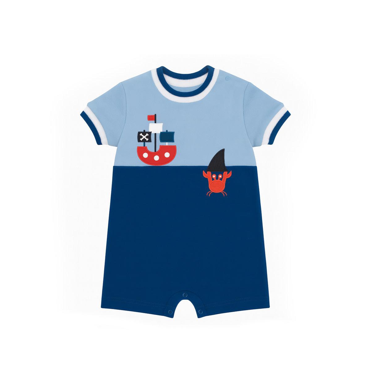 Click here for Florence Eiseman Baby Boy Knit Shortall With Pirat... prices