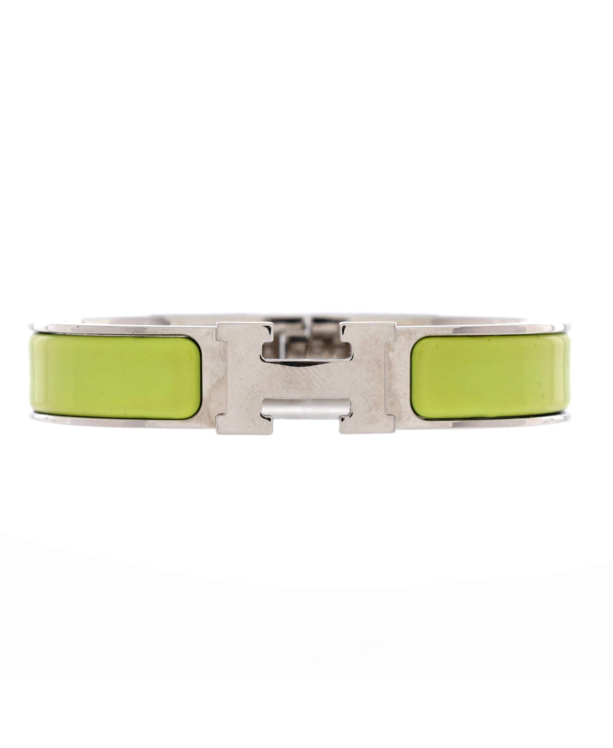 Click here for Pre-Owned HERMES Clic H Bracelet - Silver prices