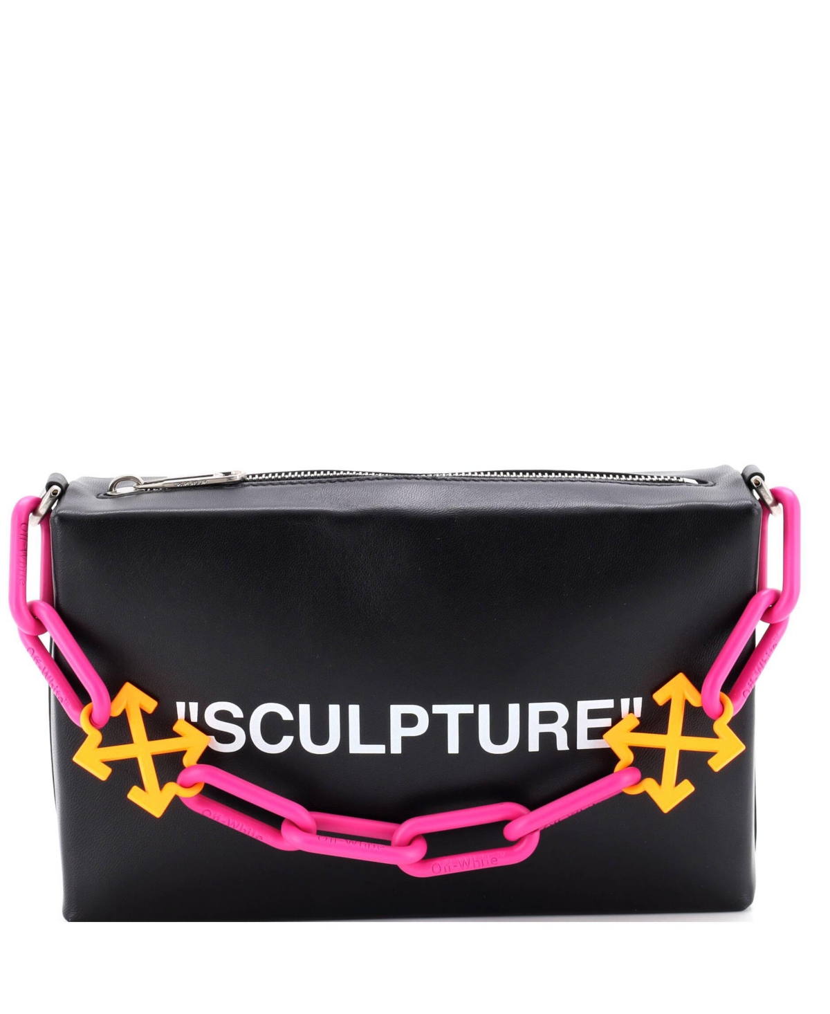 Click here for Pre-Owned Off White Block Pouch Shoulder Bag Print... prices