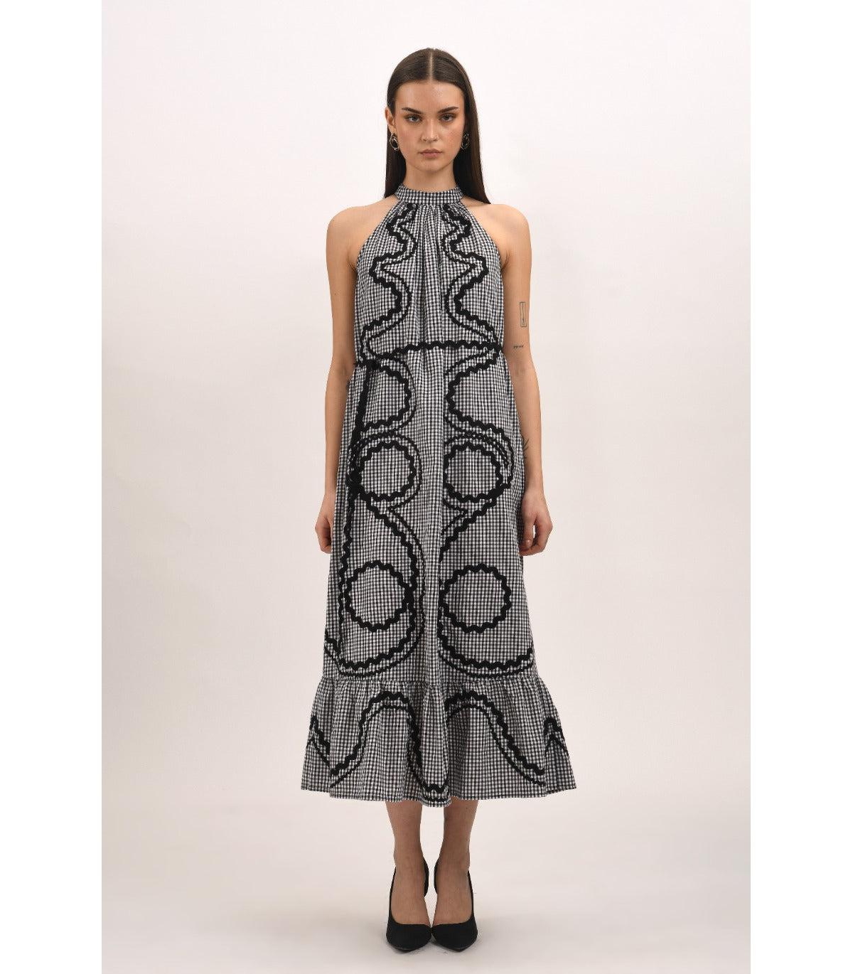 Click here for Celina Moon Womens Mystique Midi Dress - Ghingham... prices