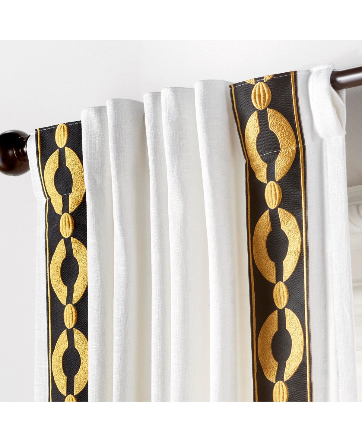 Click here for Z Gallerie Chloe Jacquard Curtains - White prices