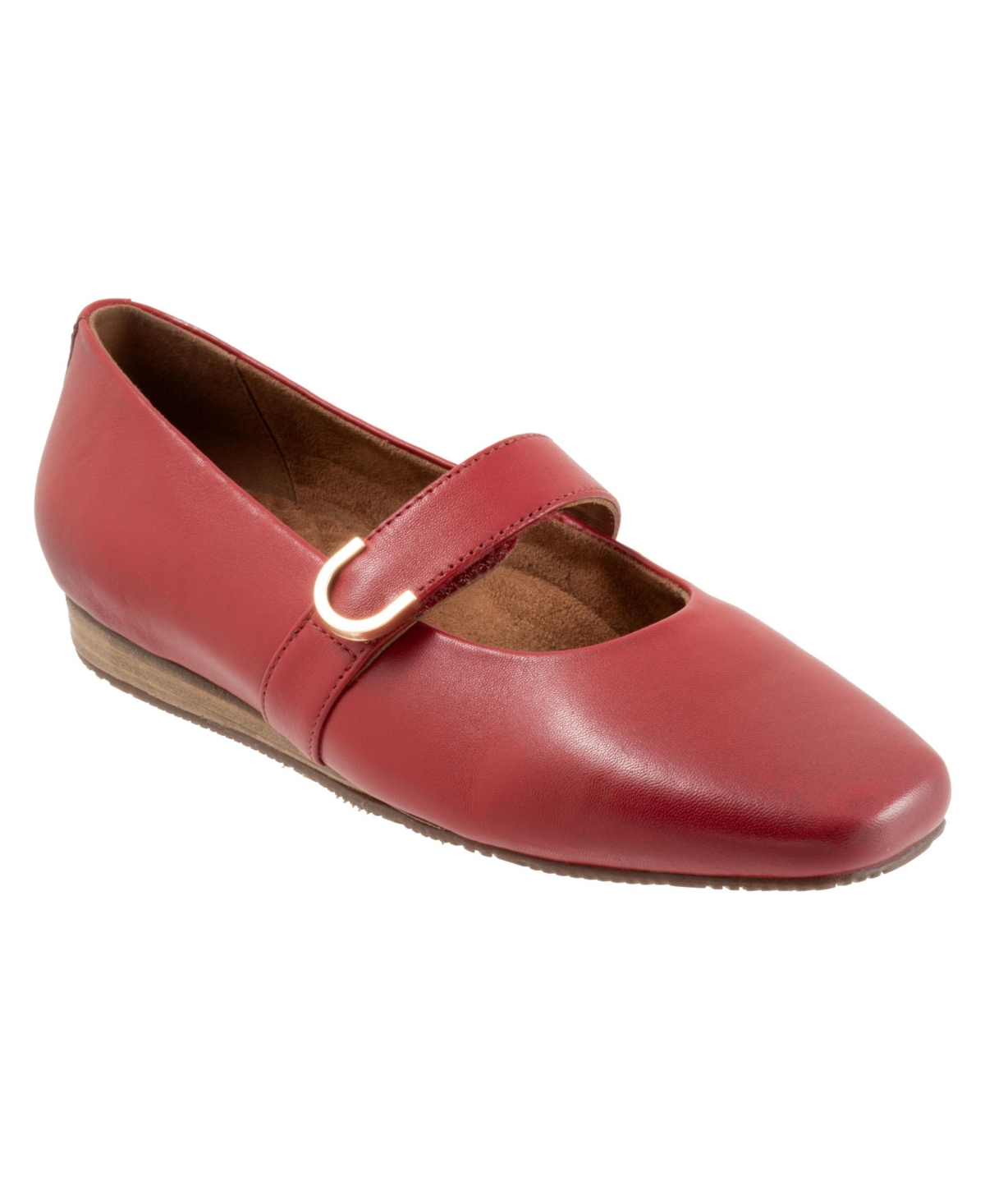 Click here for Softwalk Womens Valdivia Flat - Red prices