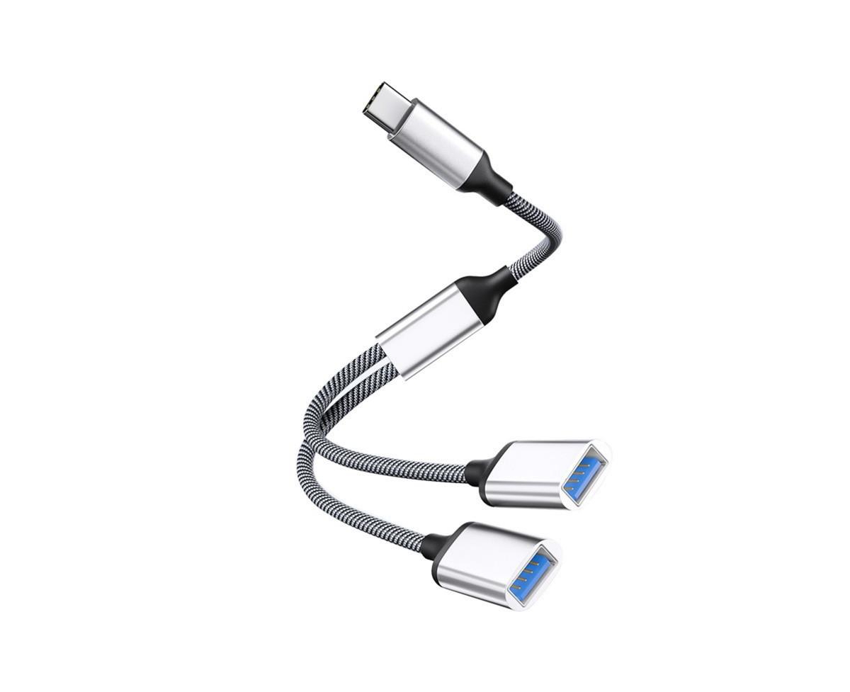 Click here for Risokeys Usb C to Dual Usb A Adapter  480Mbps Data... prices