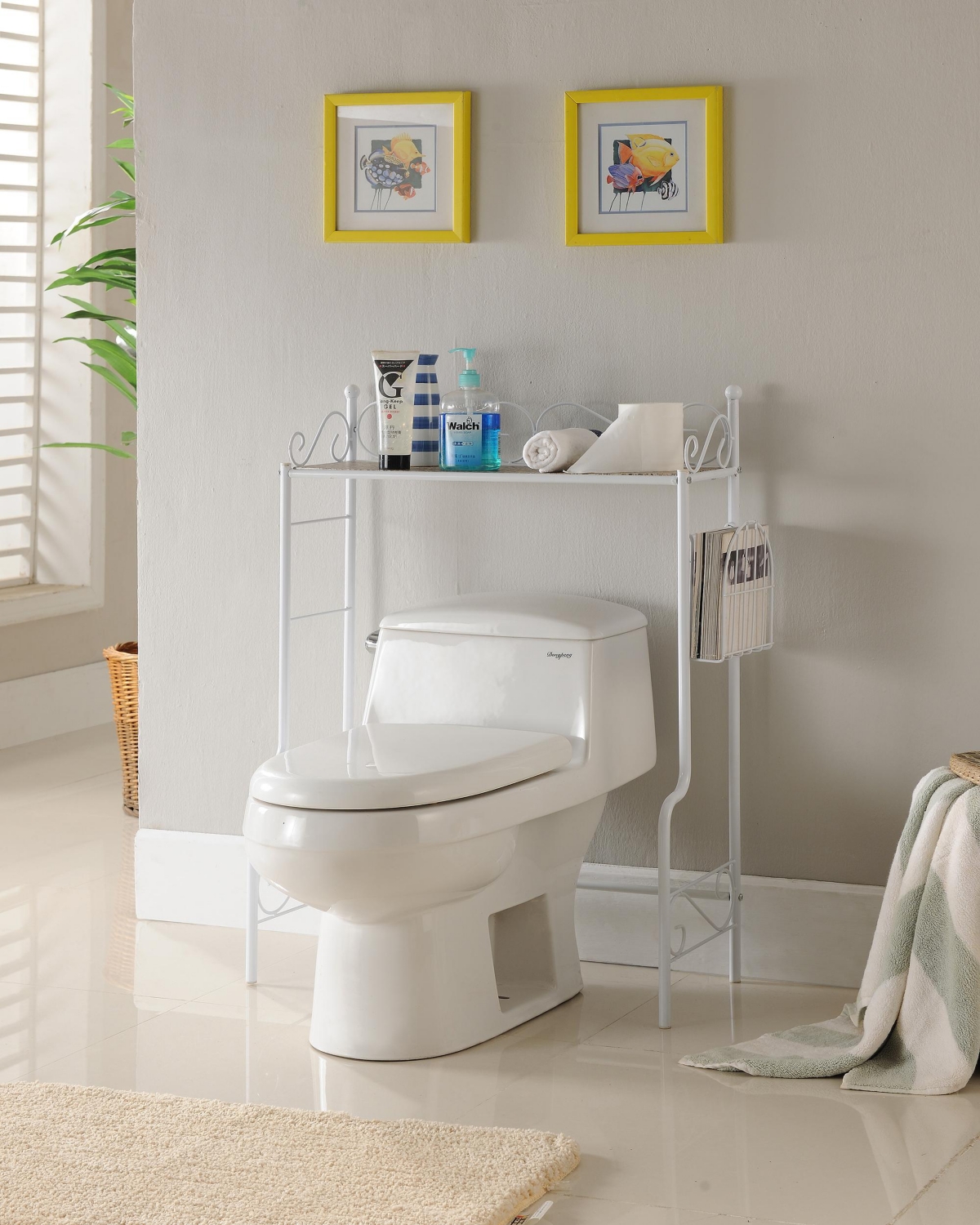 Click here for Kings Brand Furniture Over the Toilet Bathroom Rac... prices
