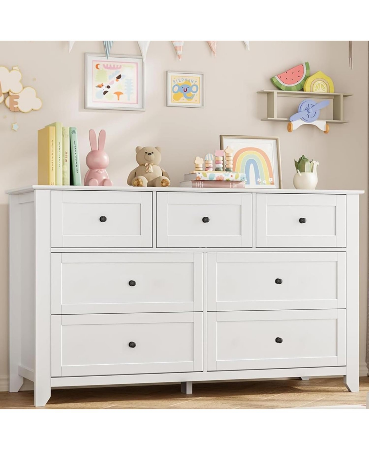 Click here for gaomon White 7 Drawer Dresser for Bedroom –... prices