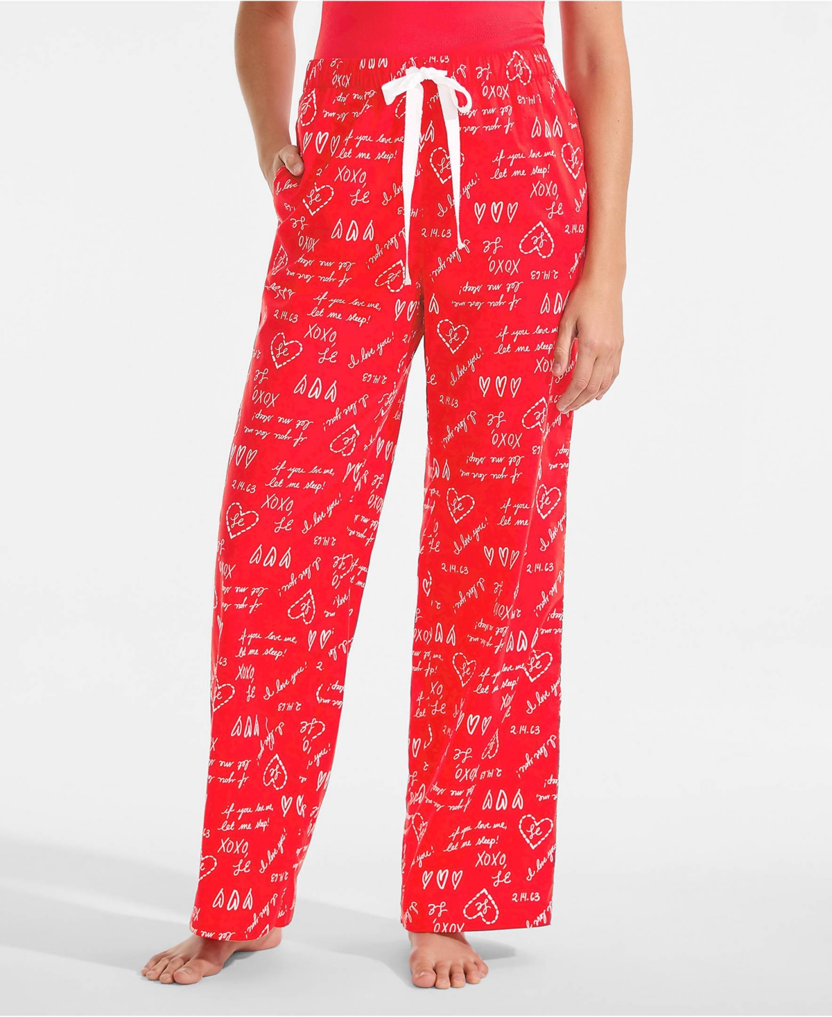 Click here for Lands End Womens Poplin Wide Leg Sleep Pants - Hea... prices