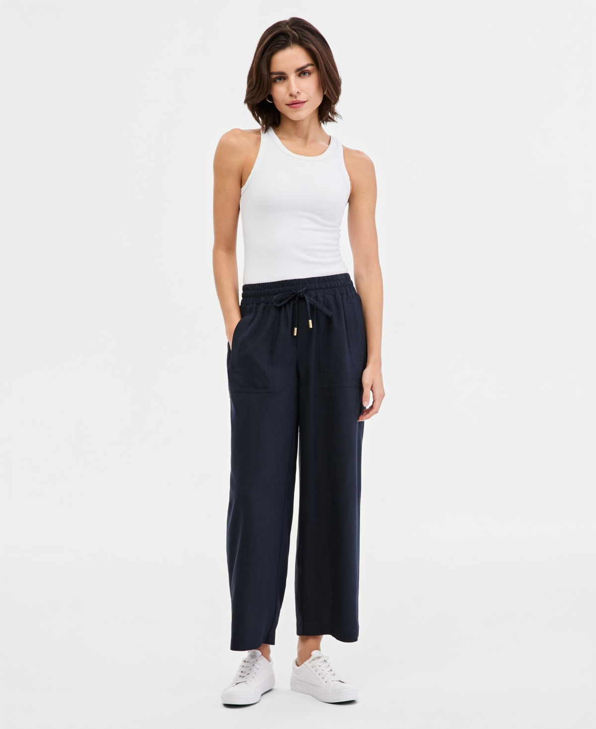 Click here for Nautica Womens Drawstring-Waist Pull-On Ankle Pant... prices