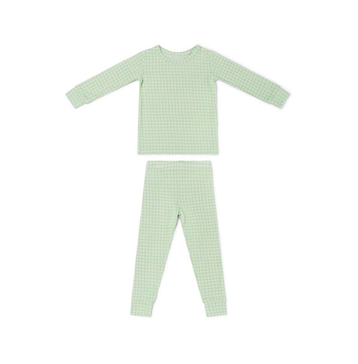 Click here for Motette Baby Boys Pistachio Gingham Pajama Set - L... prices