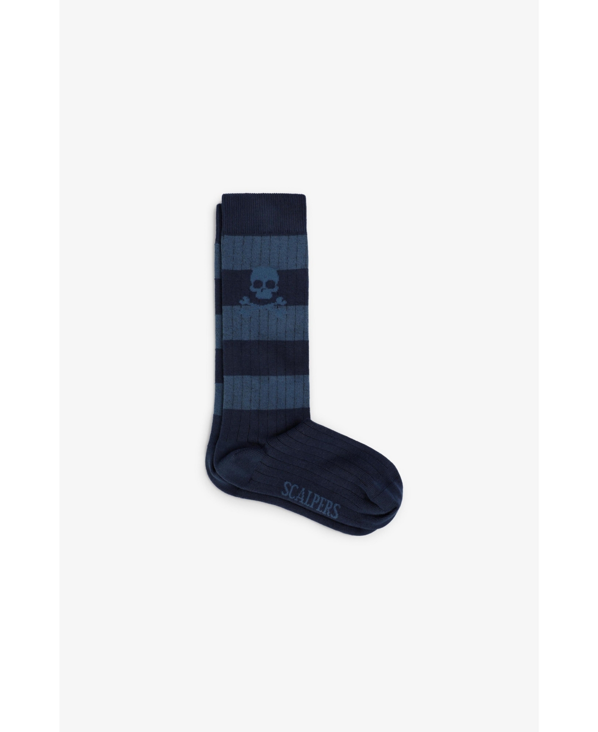 Click here for Scalpers Boys H Stripes L Sock - Navy prices