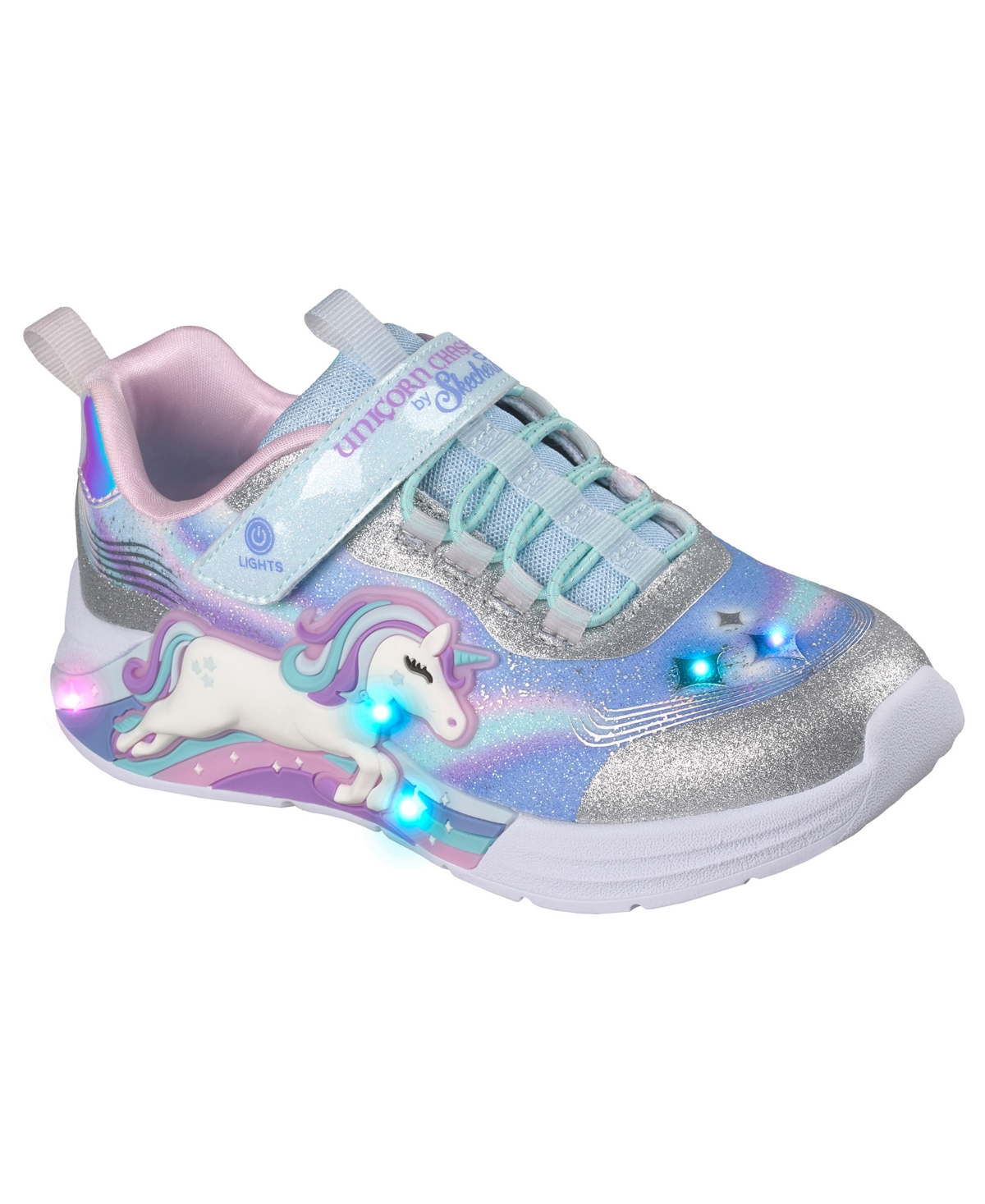 Click here for Skechers Little Girls S-Lights: Unicorn Chaser Sta... prices