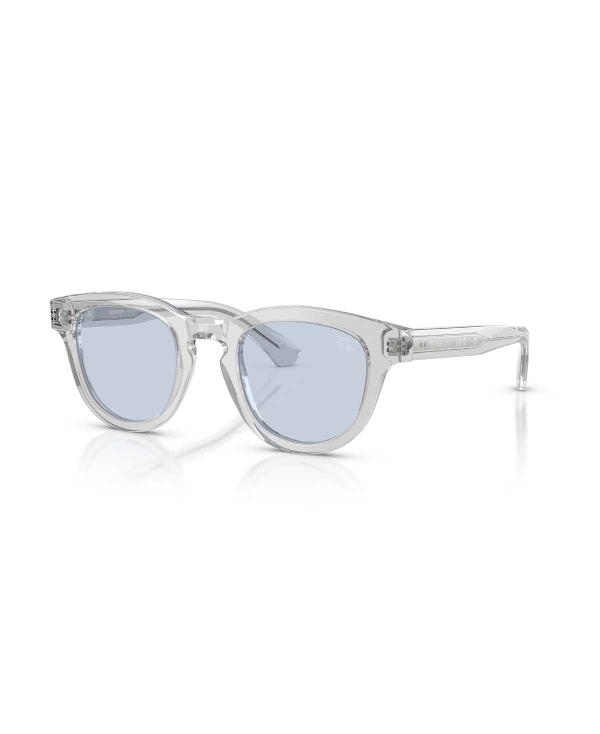 Click here for Burberry Mens Round Sunglasses  BE4477 - Gray prices