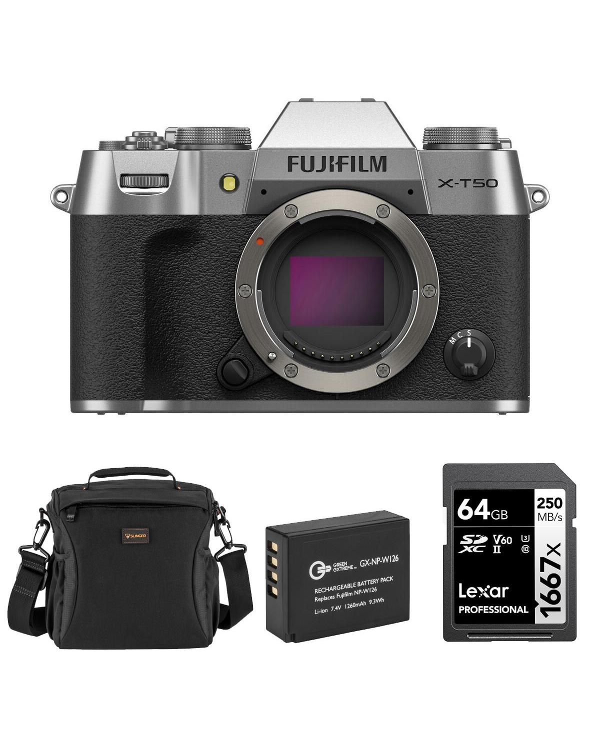 Click here for Fujifilm X-T50 Mirrorless Camera  Bundle with Li-I... prices