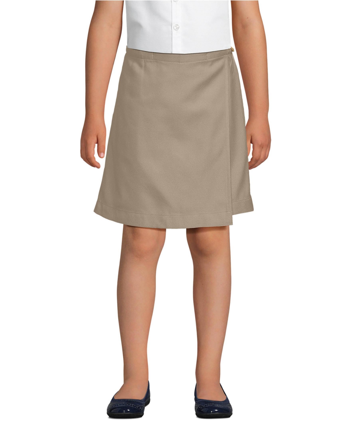 Click here for Lands End Big Girls School Uniform Solid A Line Ta... prices