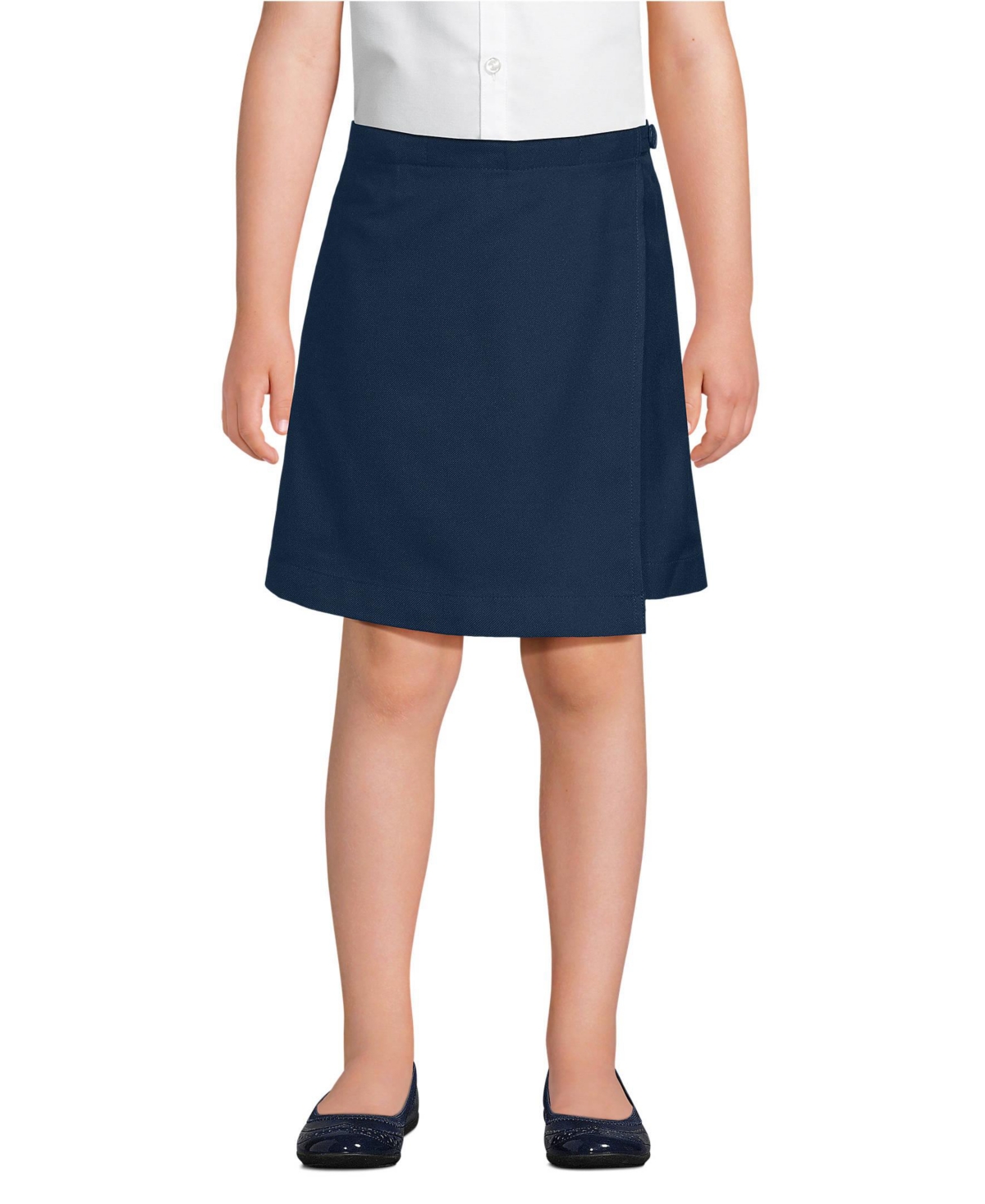 Click here for Lands End Big Girls School Uniform Solid A Line Ta... prices