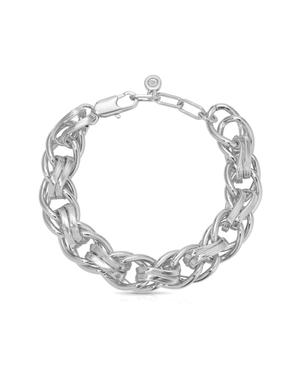 Click here for Ettika Luminous Links Bracelet - Silver prices