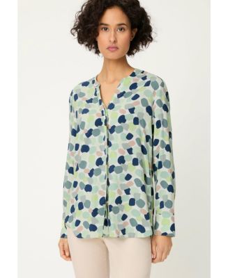 Olsen Women's Blot Print Blouse Tops - Macy's
