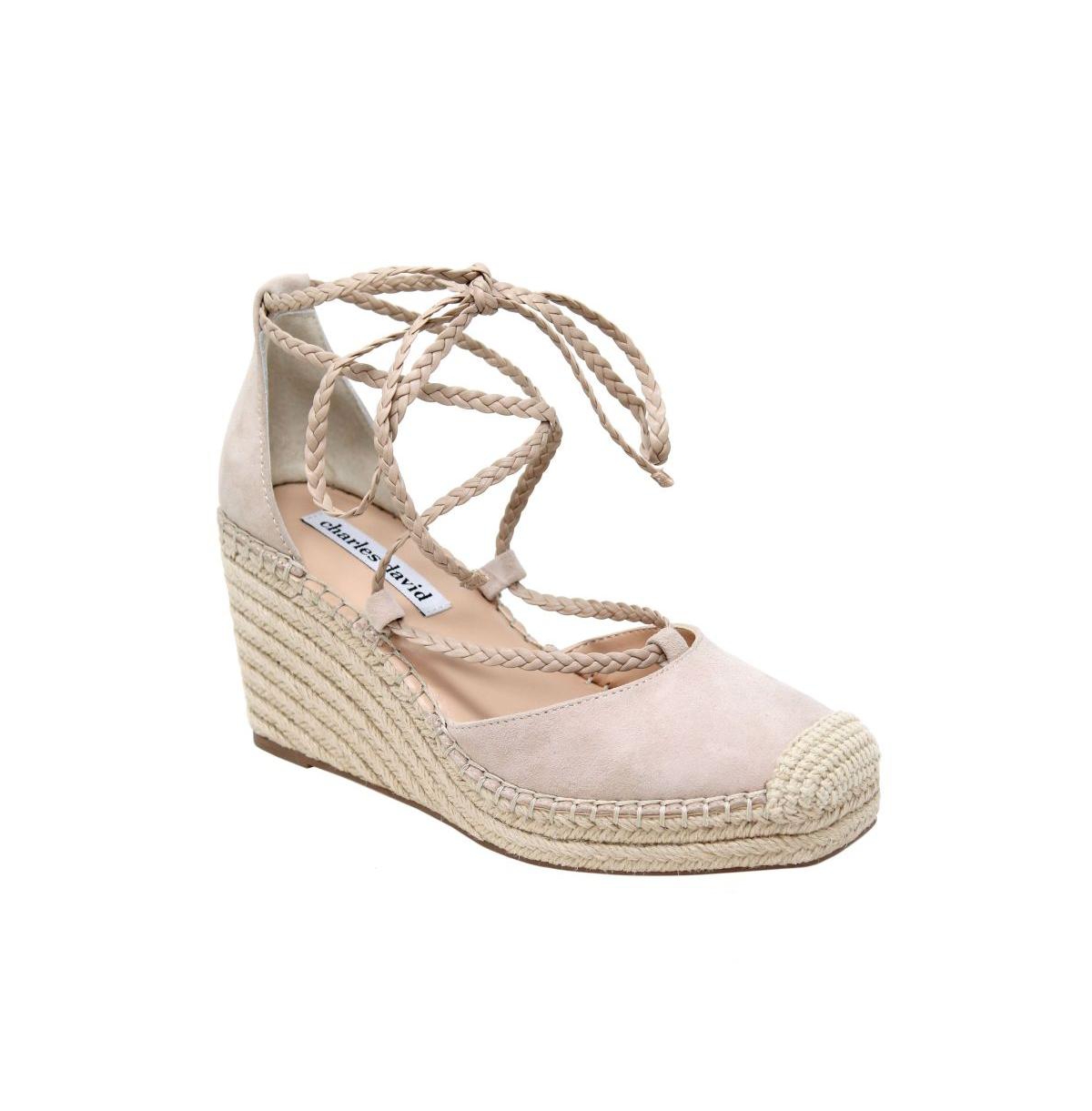 Click here for Charles David Womens Gracie Wedge Sandals - Dark b... prices