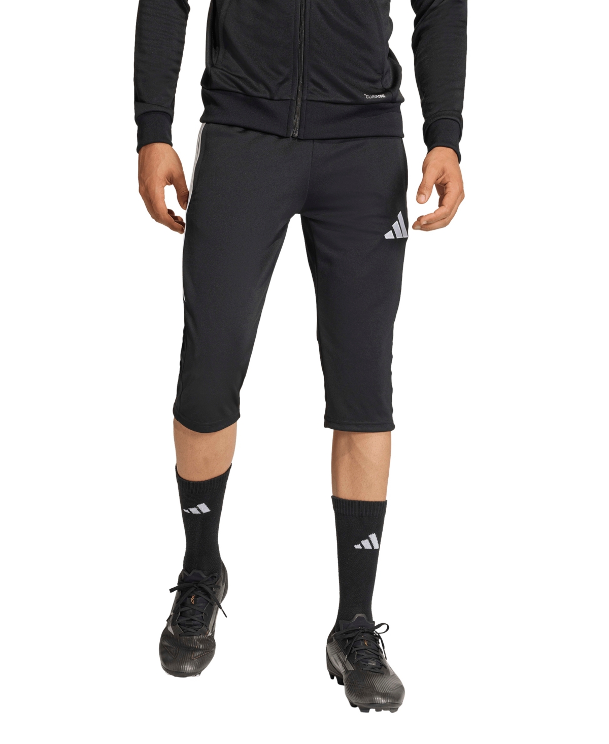 Click here for adidas Mens Tiro Slim-Fit Training Pants - Black/w... prices