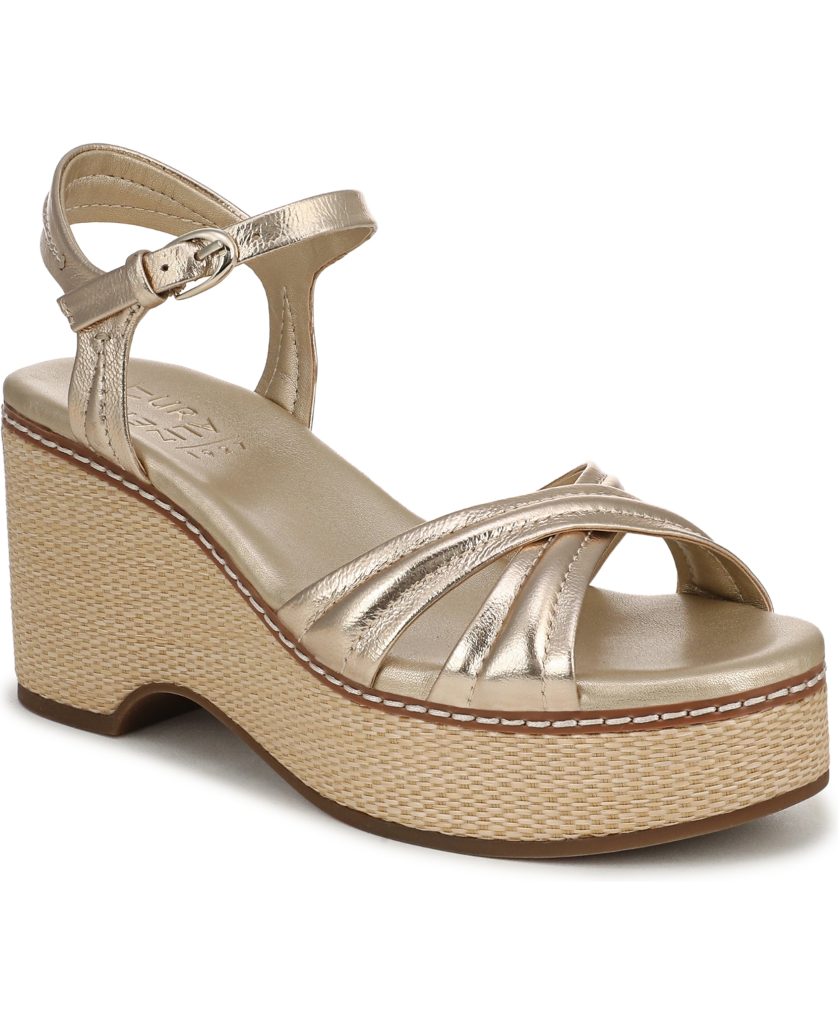 Click here for Naturalizer Womens Dovie Strappy Wedge Heel Sandal... prices