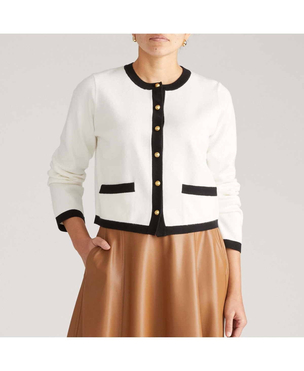 Click here for Universal Standard Plus Size Gabrielle Button-Fron... prices