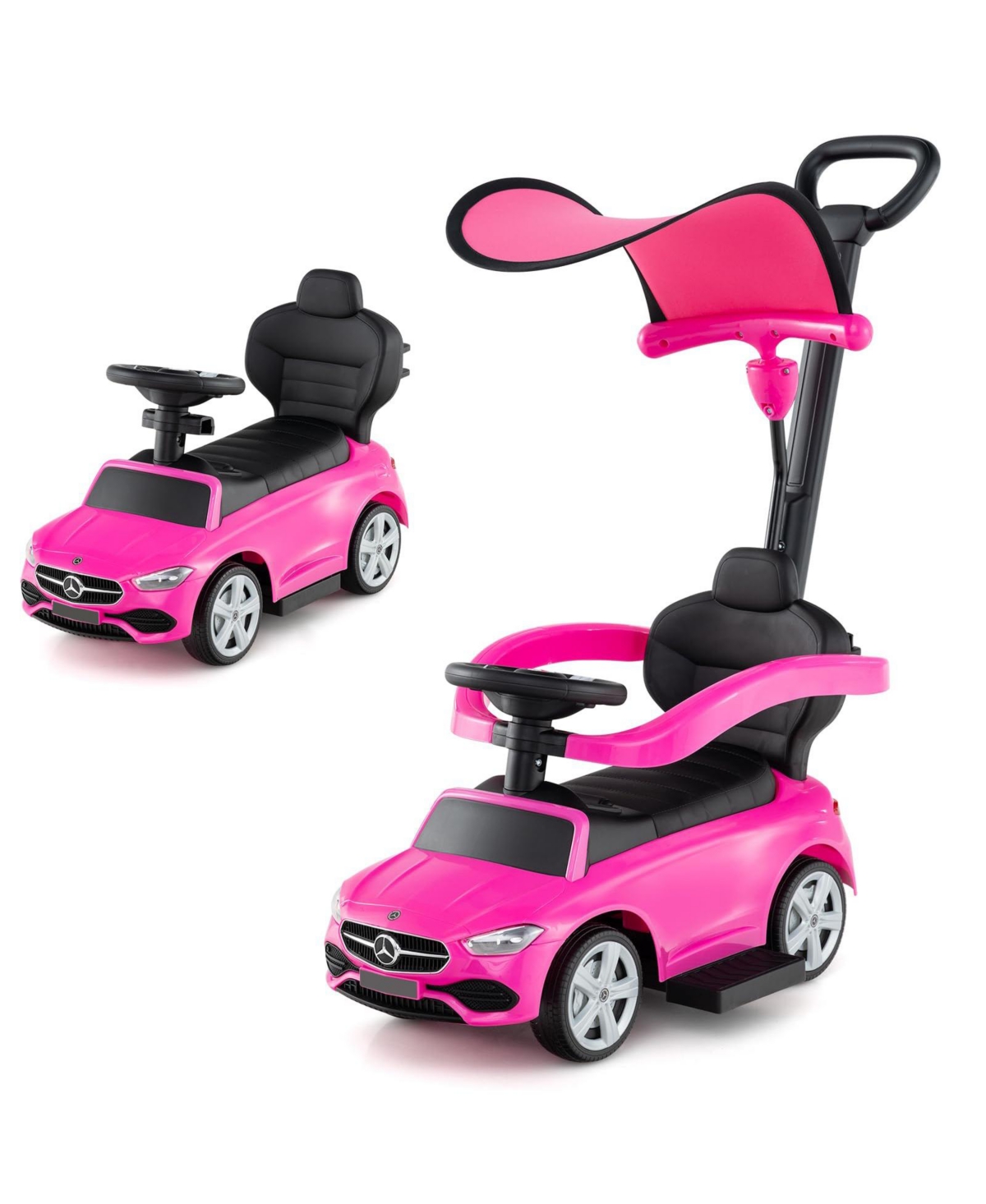 Click here for Mecale 3-in-1 Ride on Push Car Mercedes-Benz Licen... prices