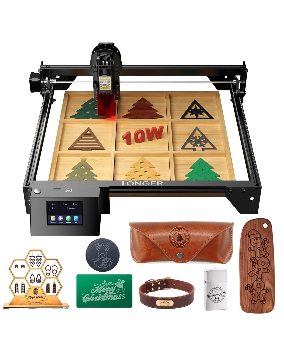 Click here for Zachvo 10W Laser Engraver Cutter with 15.7in x 15.... prices