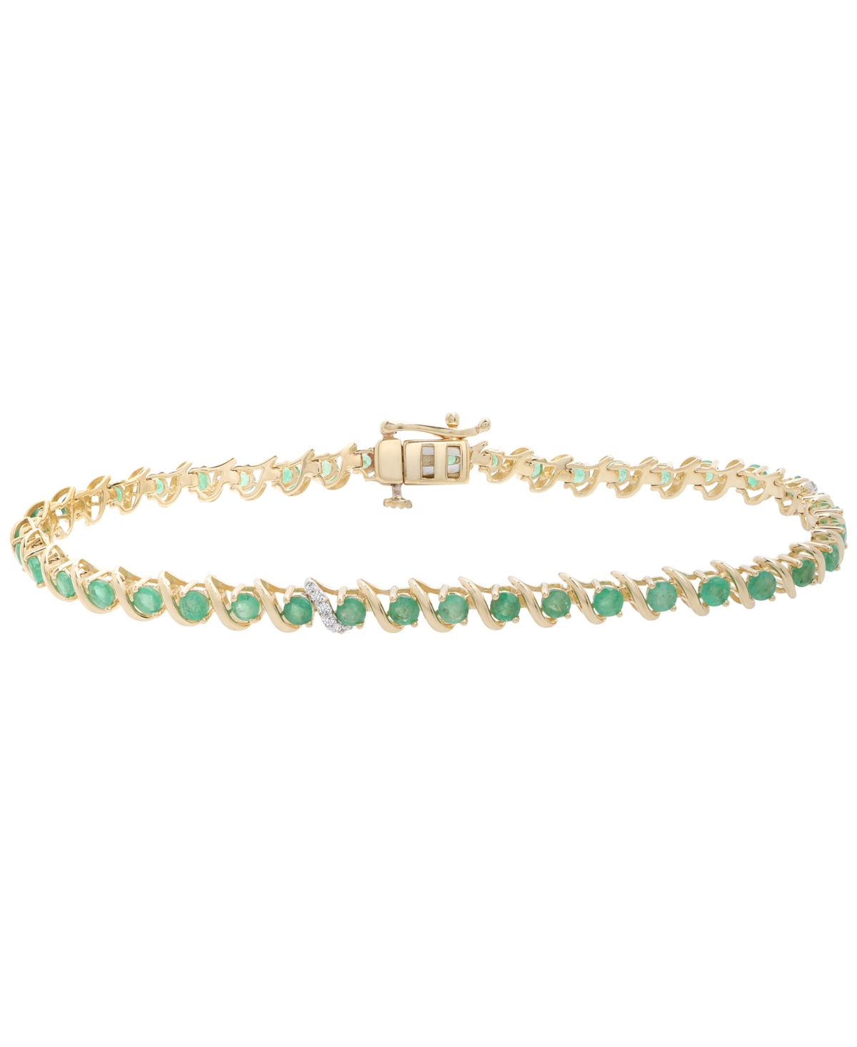 Click here for Macys Emerald (2-7/8 ct. t.w.) and Diamond (1/10 c... prices