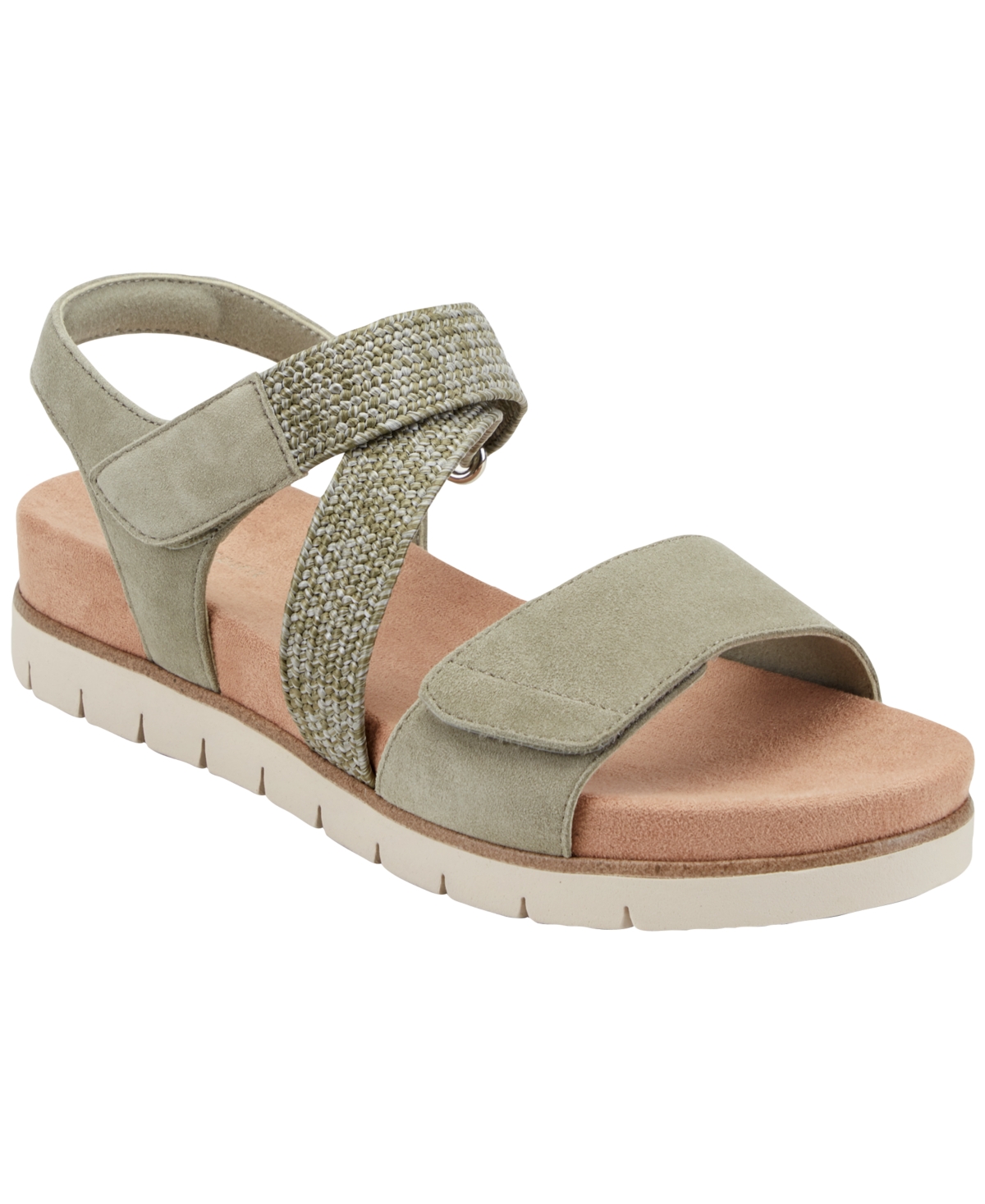 Click here for Easy Spirit Womens Hillary Woven Strappy Flat Sand... prices